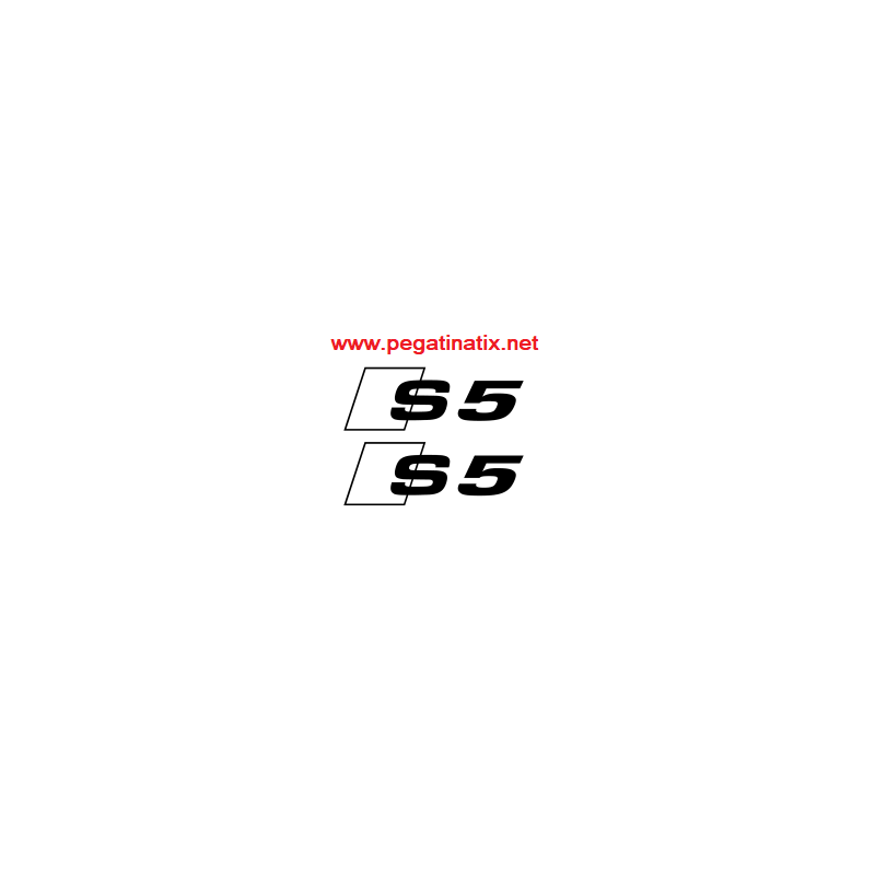 STICKERS DECALS LOGO AUDI S5