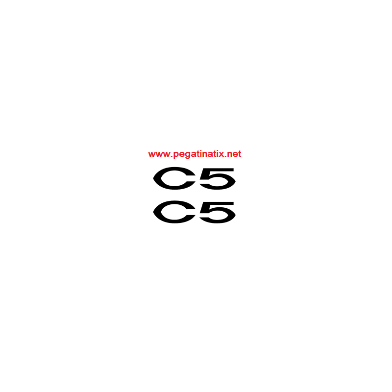 STICKERS DECALS LOGO CITROEN C5