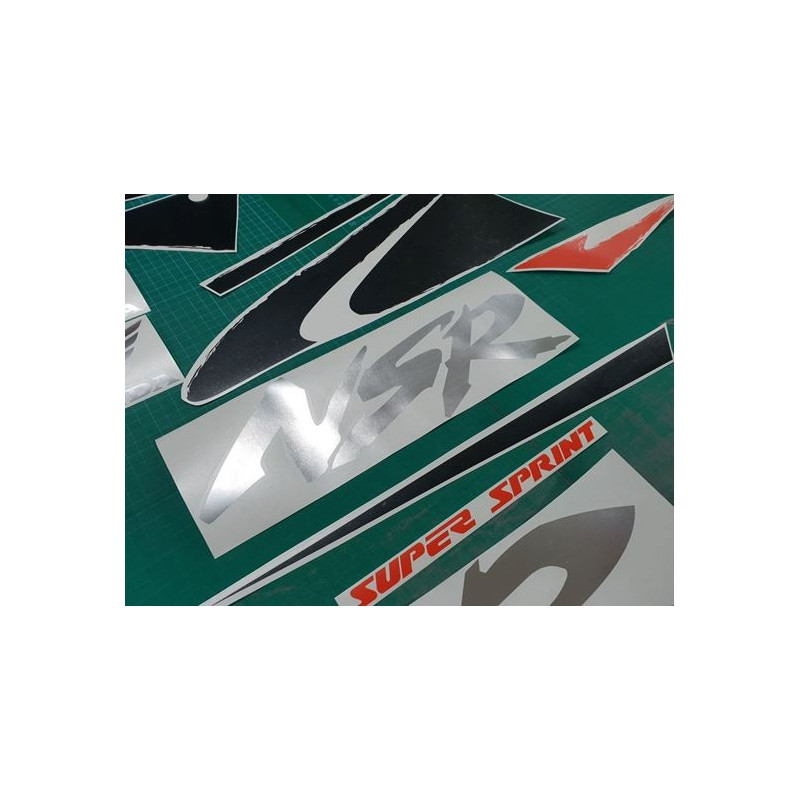 STICKER HONDA NSR 125 YEAR 2000 WHITE/RED/BLUE VERSION