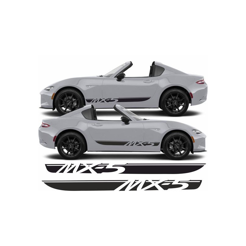 Mazda MX-5 Icon 2016 on side Stripesdecals