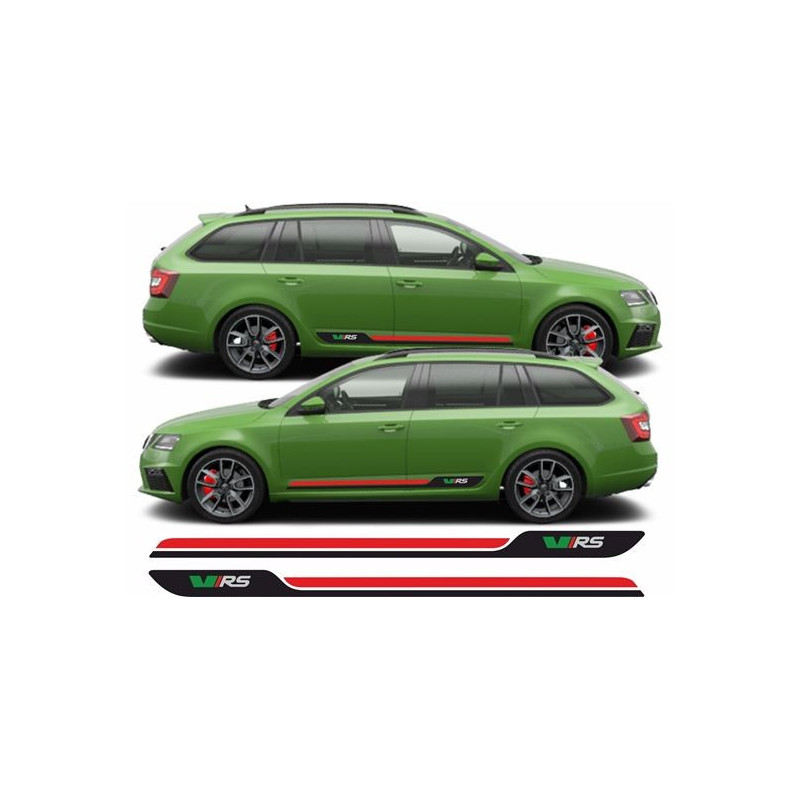 Skoda Octavia VRS side Stripes