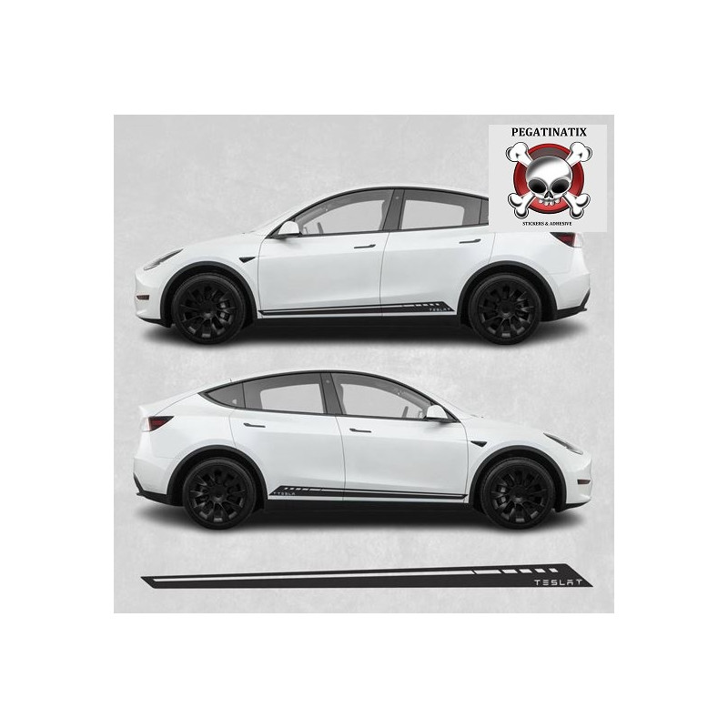 Tesla Model Y side Stripes stickers