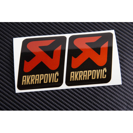 ADESIVI AKRAPOVIC metallic exhaust