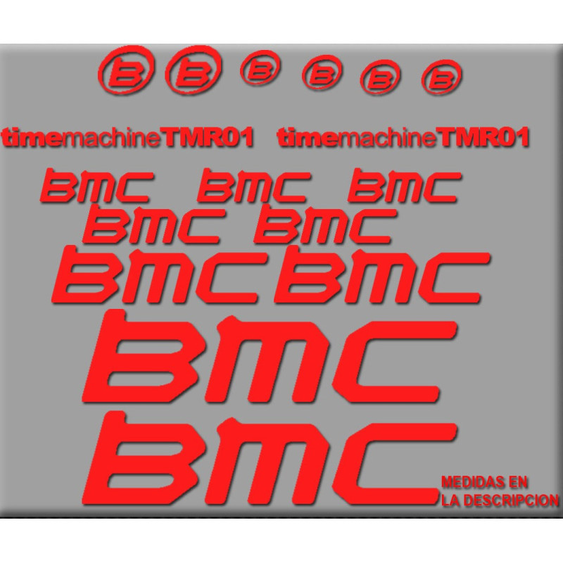 Sticker decal bike BMC