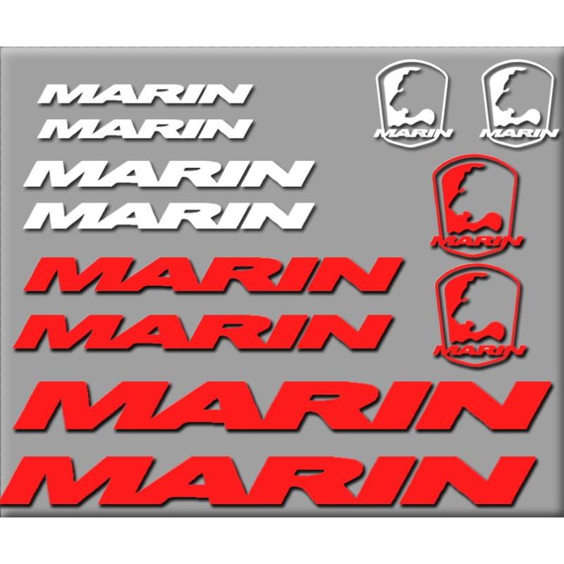Sticker decal bike set MARIN