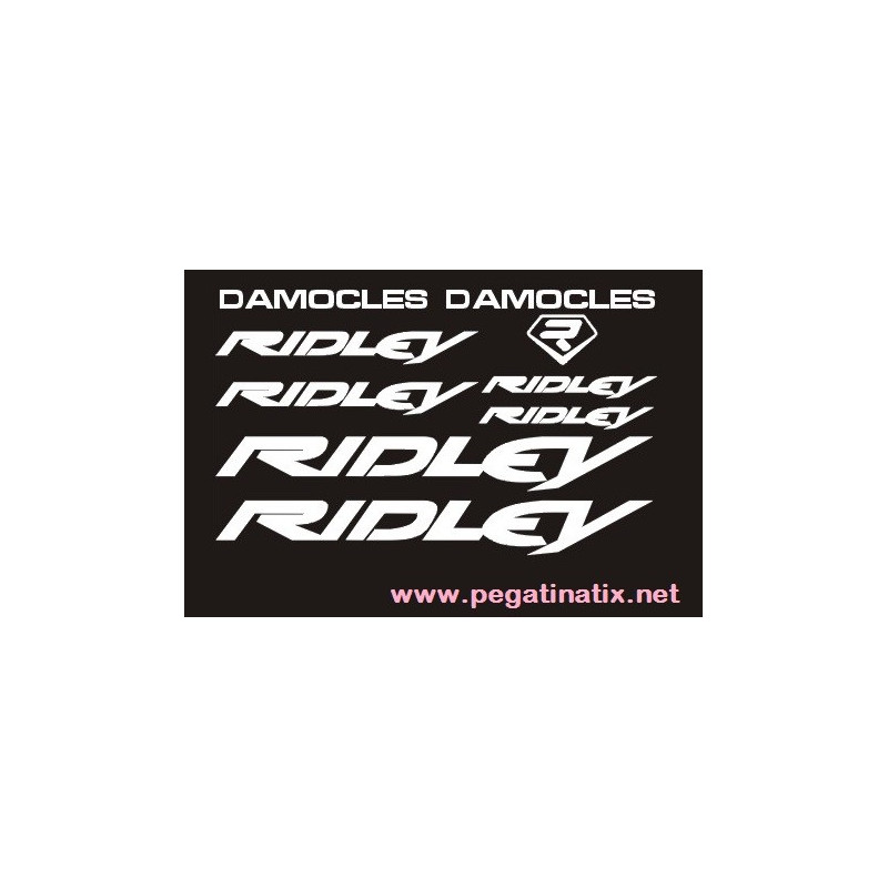 Adhesivo sticker Bicicleta MTB RIDLEY DAMOCLES