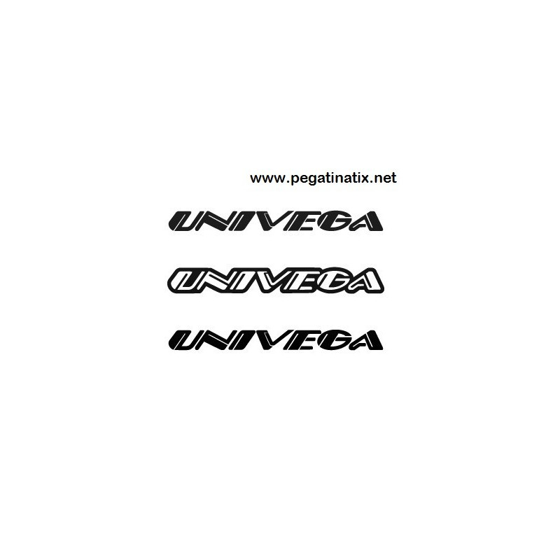 Sticker decal bike UNIVEGA
