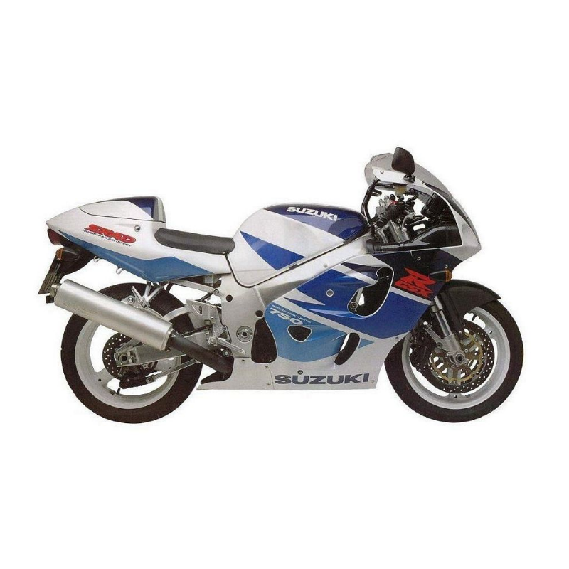 Suzuki GSX-R 750 1998 - WHITE/BLUE VERSION